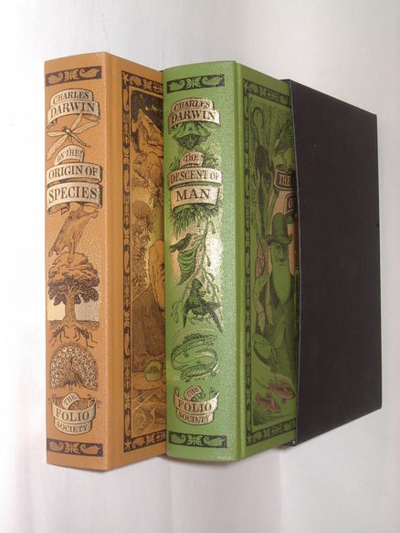 On The Origin Of Species And The Descent Of Man Charles Darwin Folio Society 2009 Hc Books