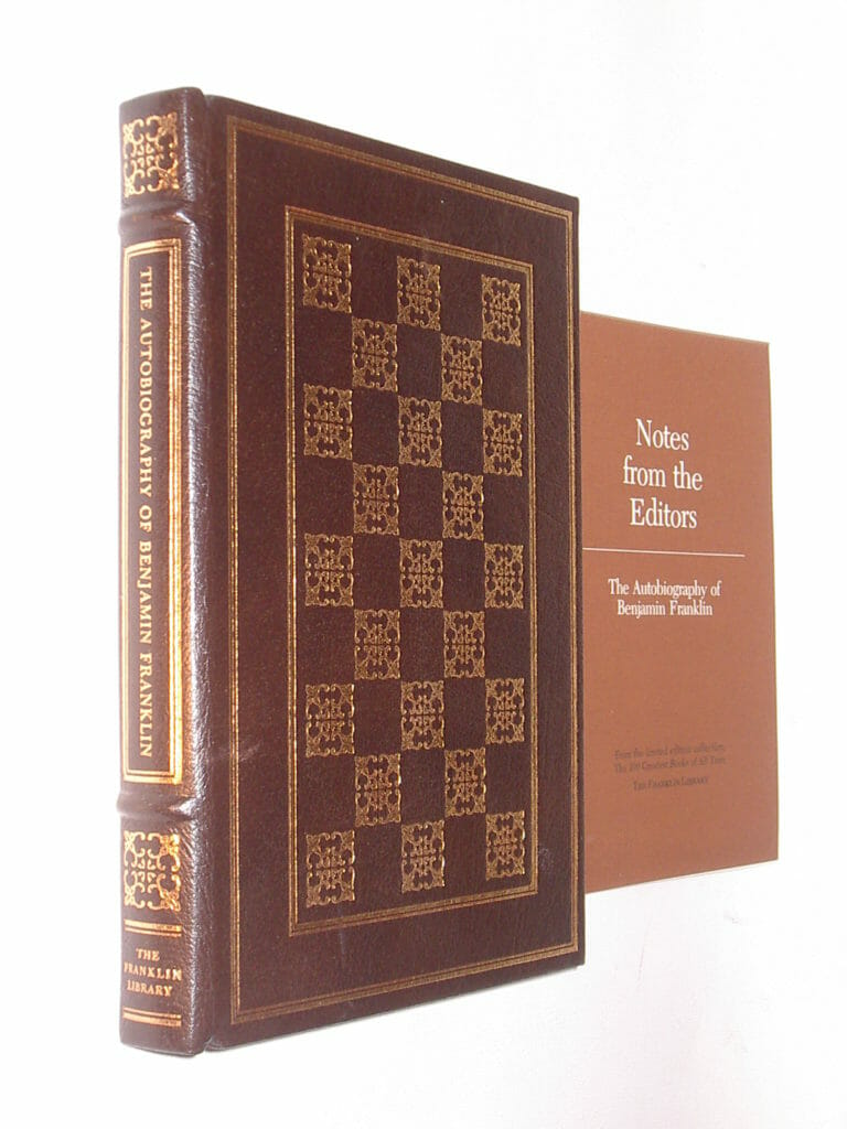 The Autobiography of Benjamin Franklin Franklin Library 1979 - HC Books