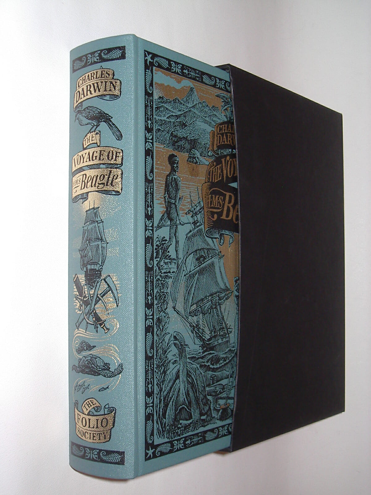 The Voyage Of Hms Beagle Charles Darwin Folio Society 2003 Hc Books