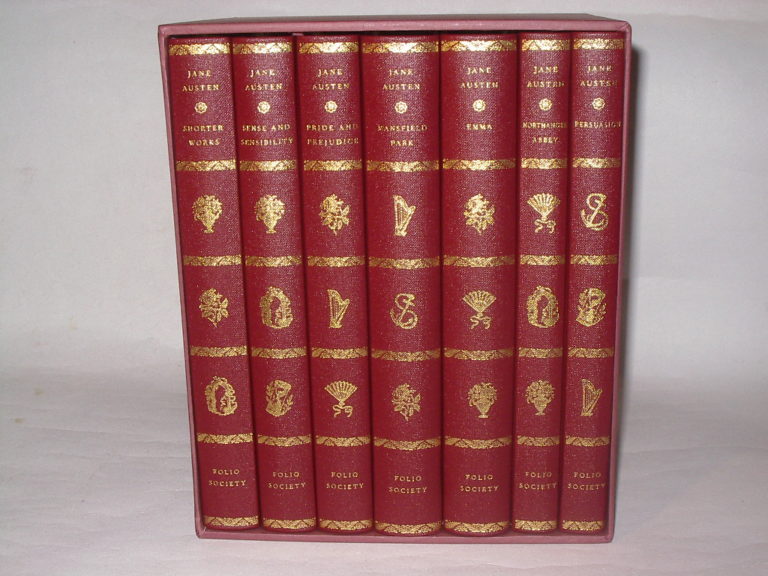 Jane Austen The Complete Novels 7 Volume Boxed Set Folio Society 1994 Jane Austen The Complete Novels 7 Volume Boxed Set Folio Society 1994