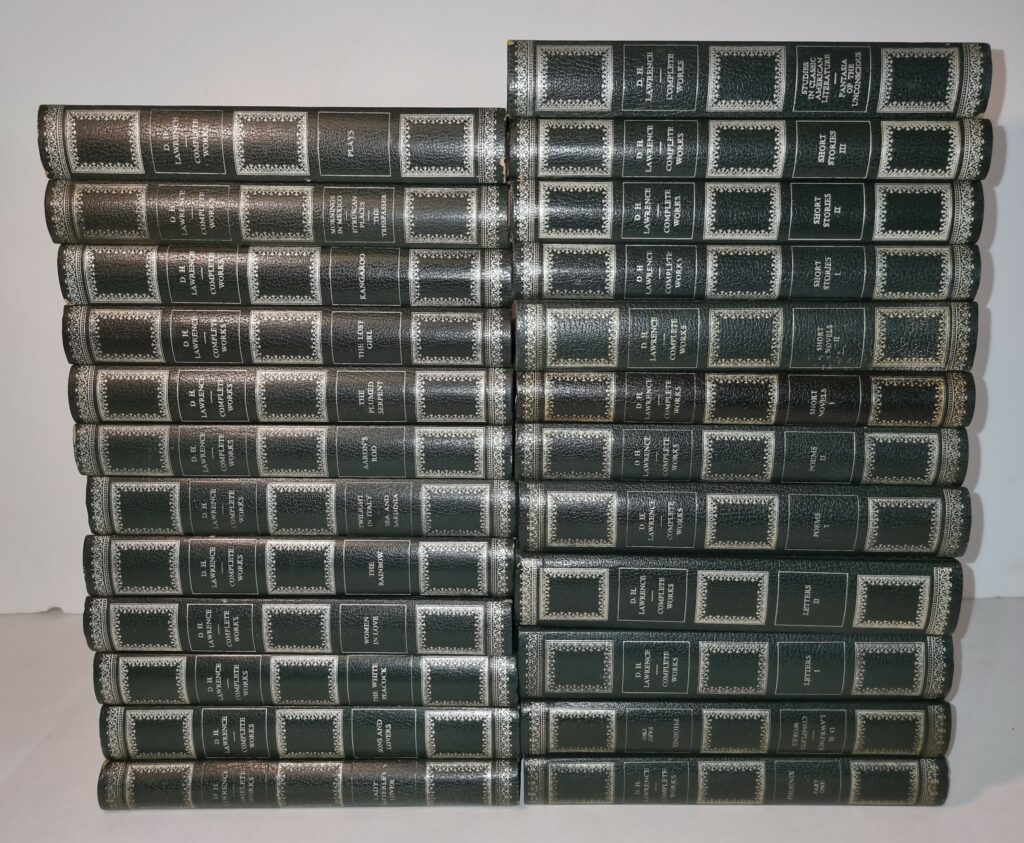 D H Lawrence Heron Single Volumes Ca 1970 - HC Books