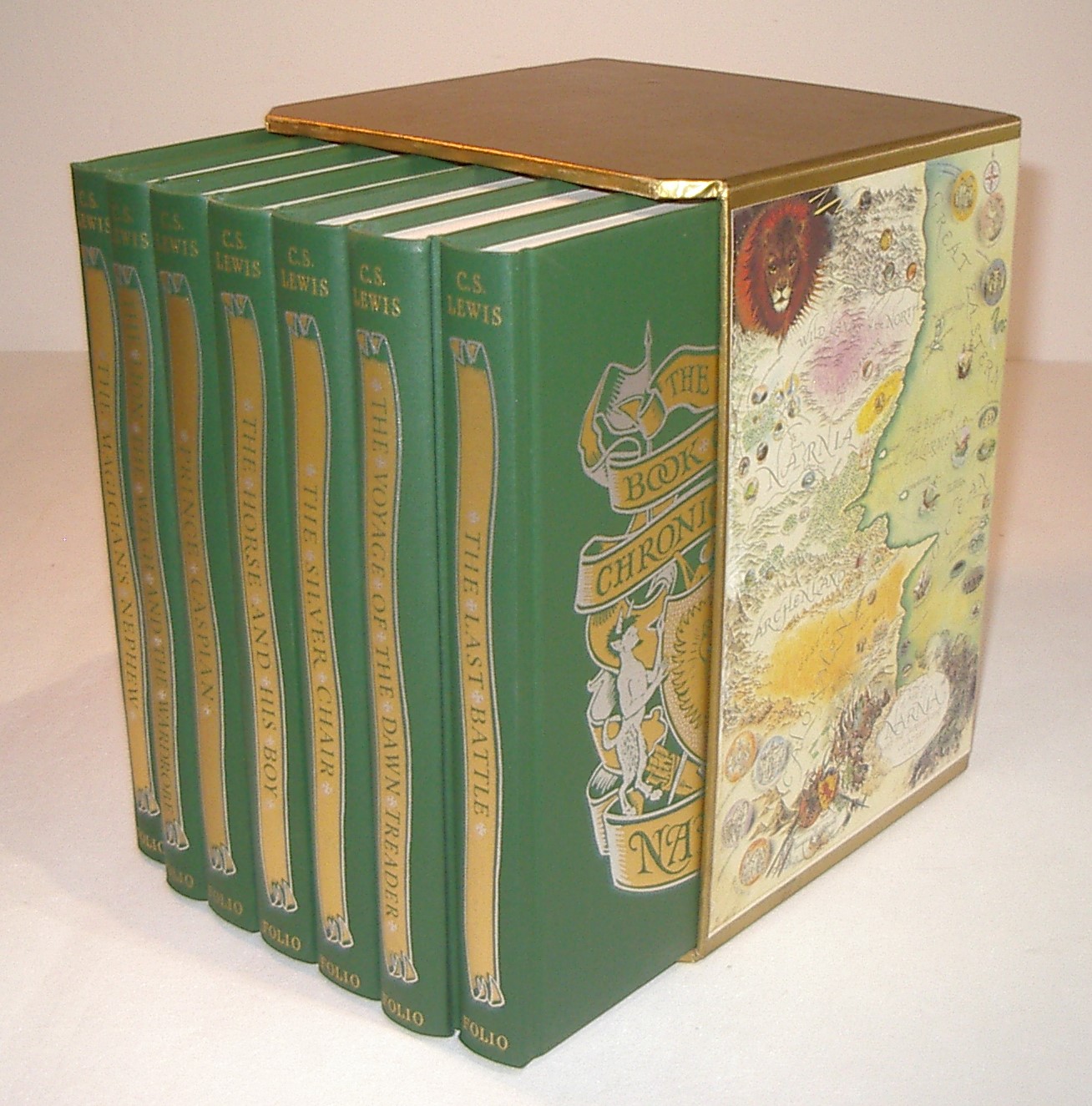 The Chronicles Of Narnia C S Lewis Folio Society 1996 HC Books The Chronicles Of Narnia C S Lewis Folio Society 1996 HC Books