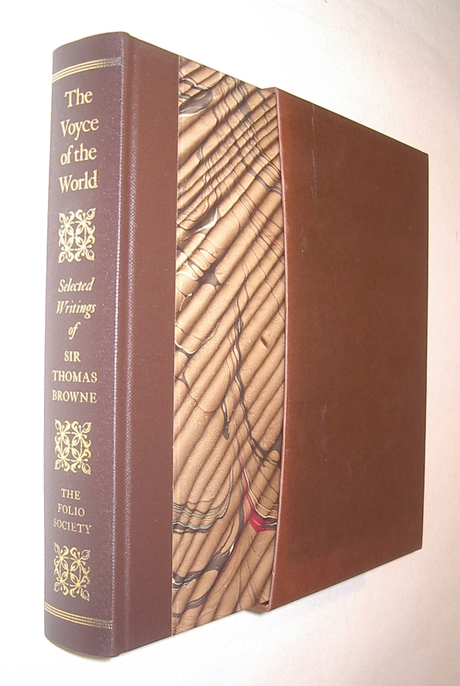 The Voyce of the World Thomas Browne Folio Society 2007 - HC Books