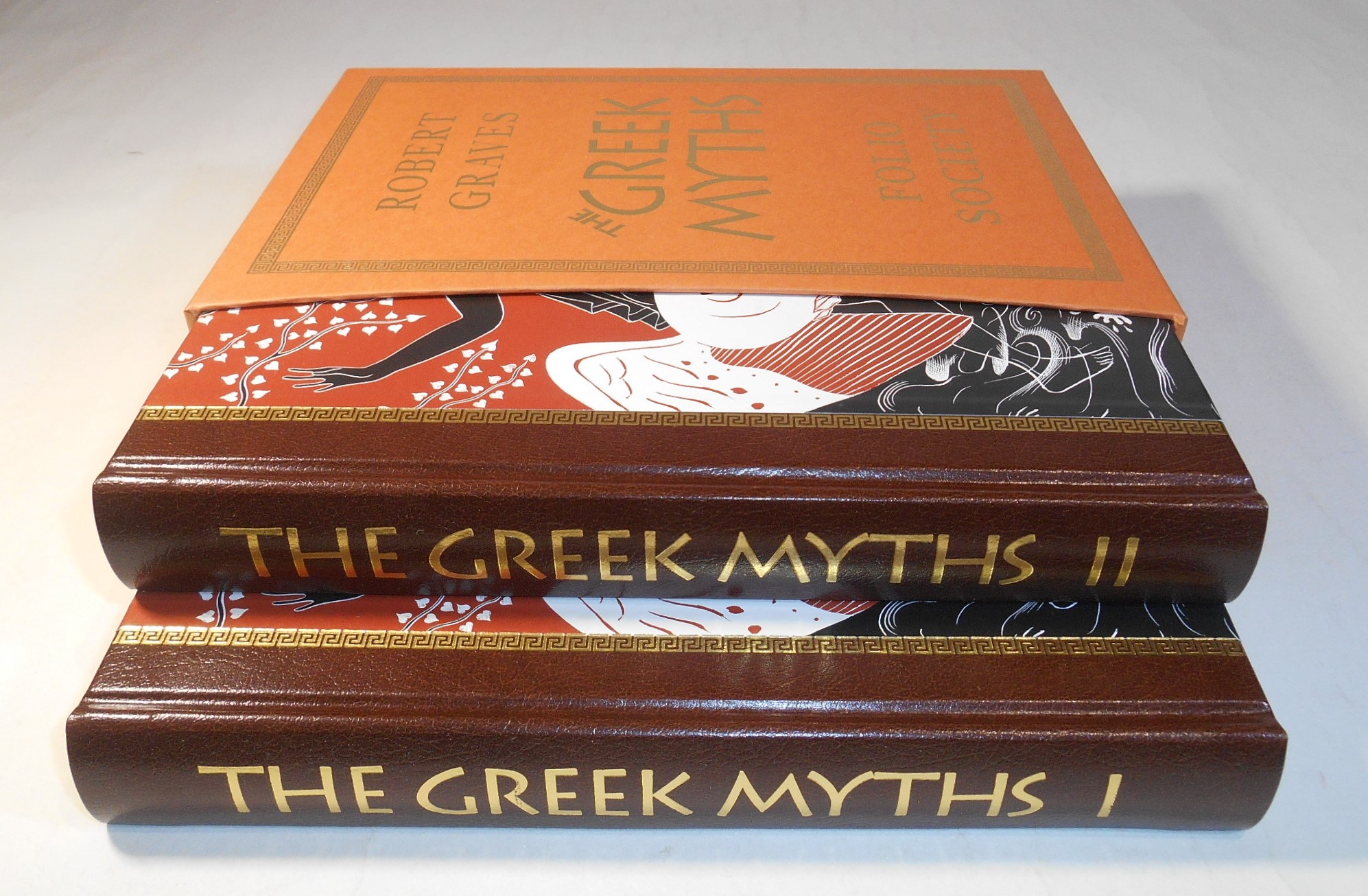 The Greek Myths Two Volumes Robert Graves Folio Society 2011 - HC Books